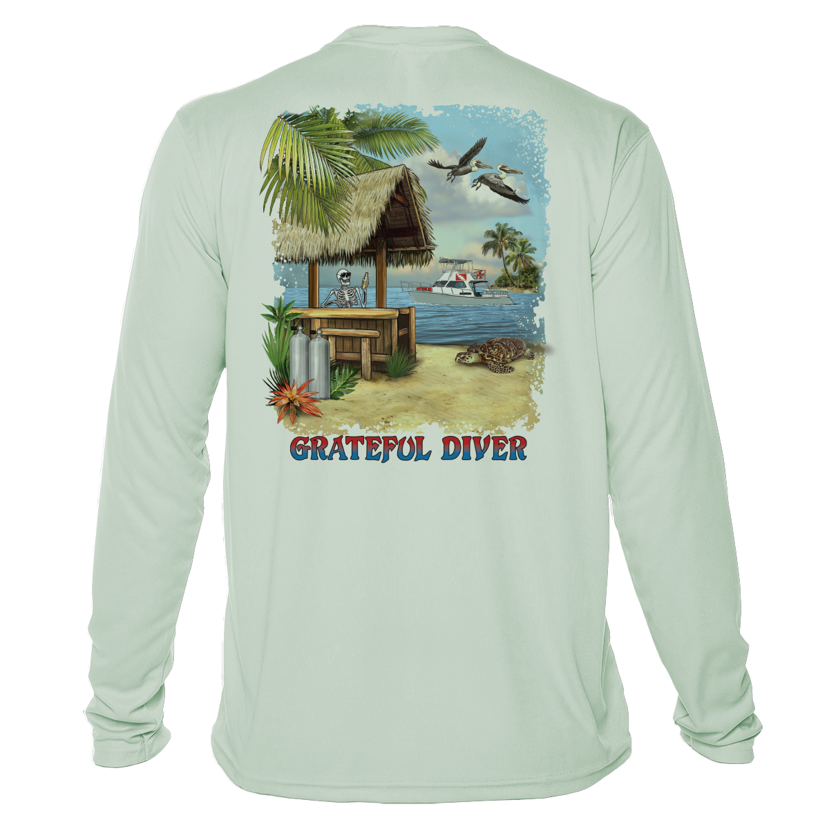 Grateful Diver Dive Shack UV Shirt